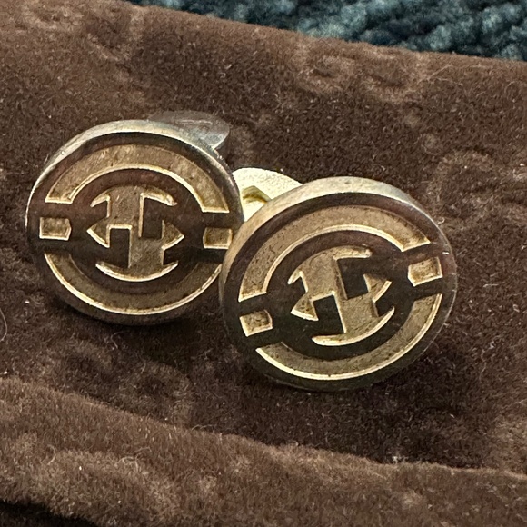 Gucci | Accessories | Gucci Interlocked G Silver And Brushed Silver ...